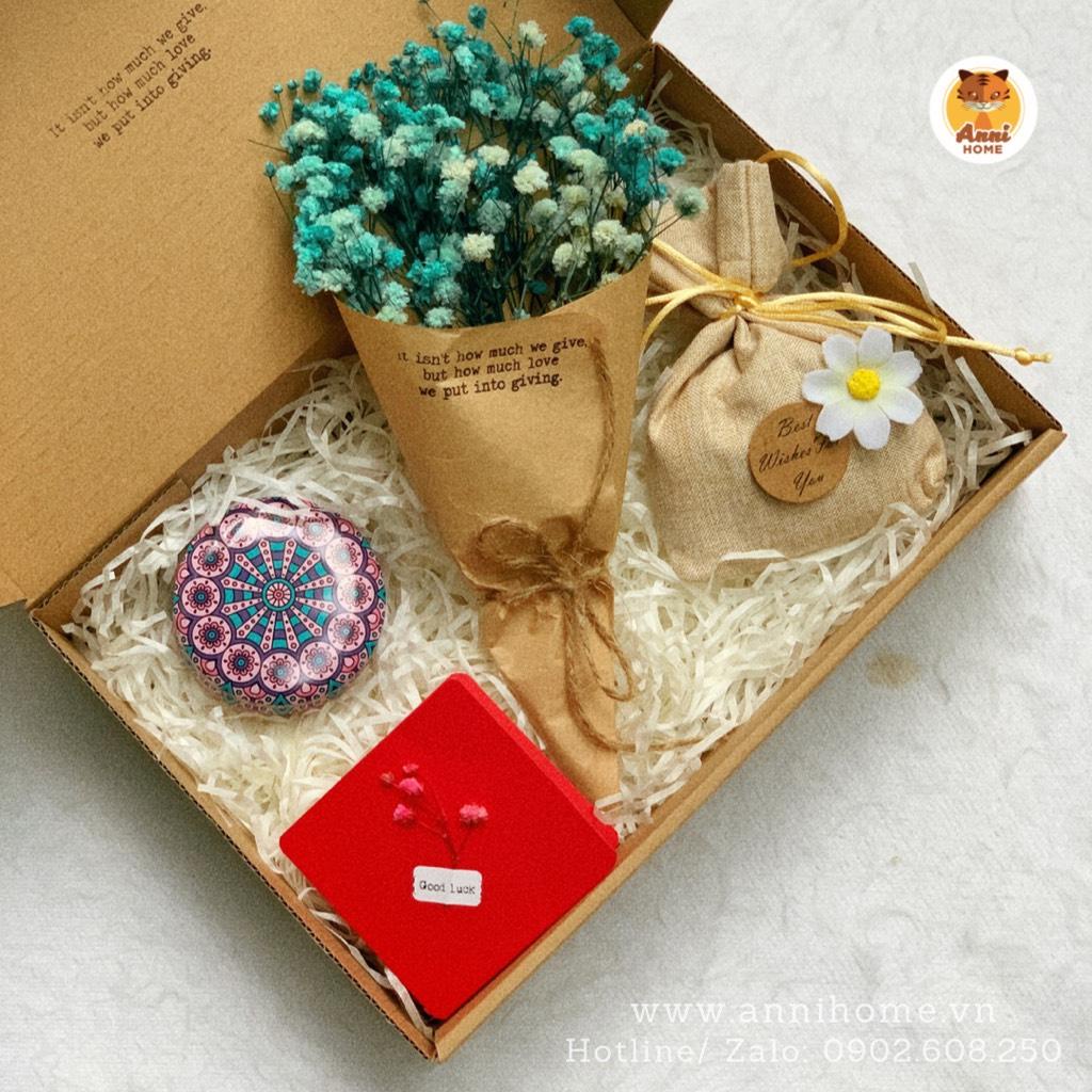 [Ảnh thật] Set hoa 8 tháng 3, hoa Baby Flower Gift Box - set quà tặng ...