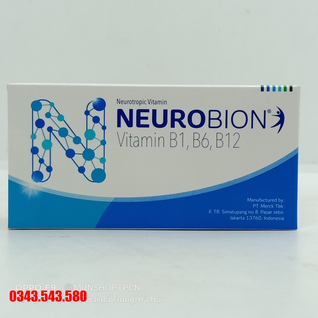 Neurobion Vitamin B1 - B6 - B12 hộp 50 viên | Shopee Việt Nam