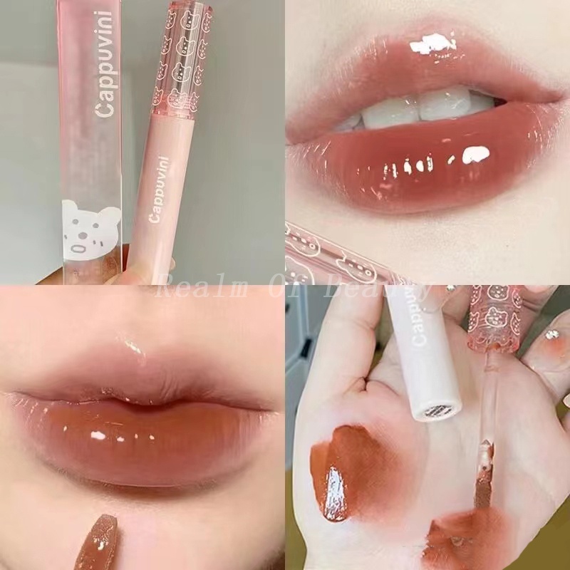 Son kem Cappuvini® Mềm Mướt Giữ Màu Lâu Son Bóng Căng Mọng | Shopee ...