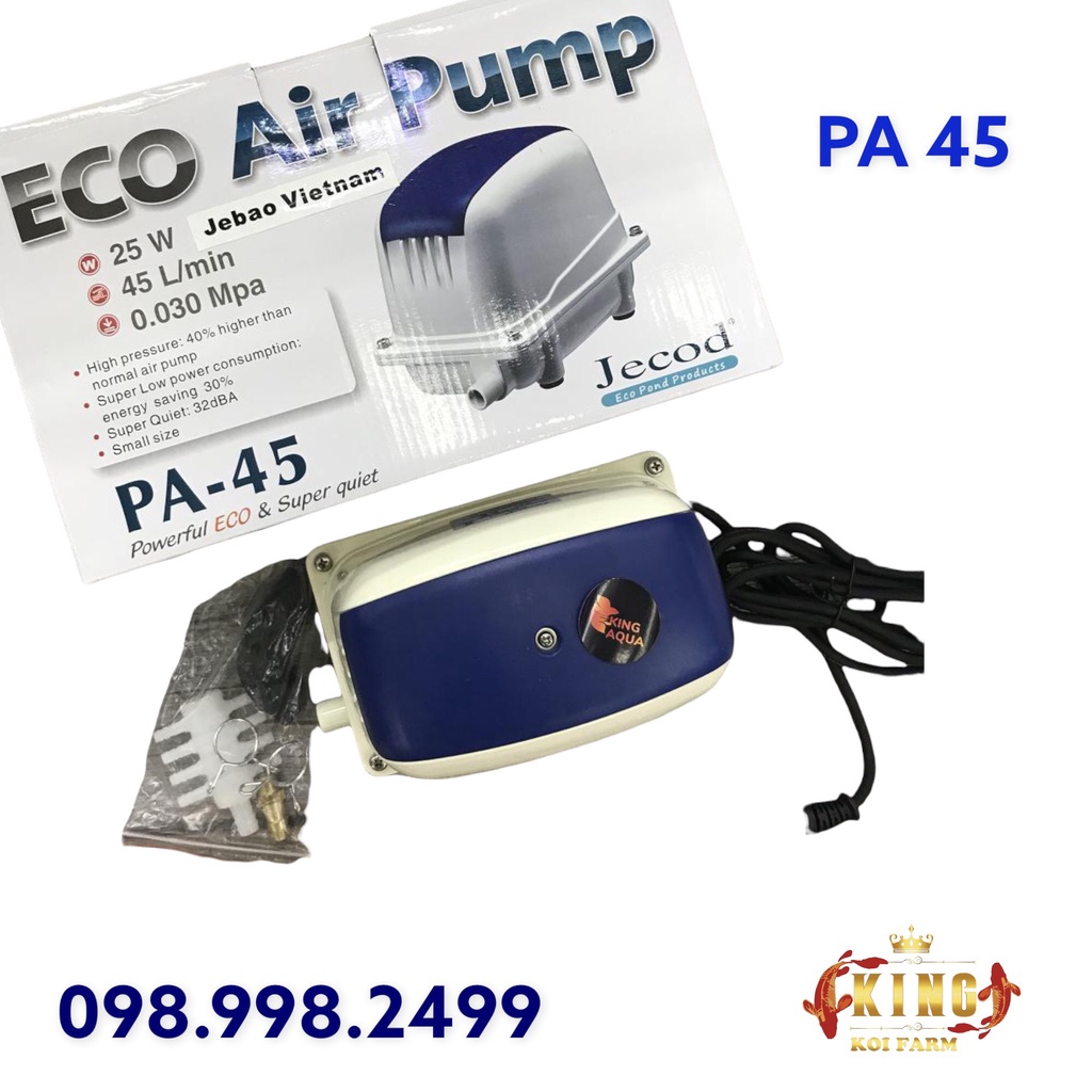 Máy sủi oxy Jecod ECO PA 35 – 45 – 60 – 80 – 100 – 150 – 200 Cho hồ cá koi Koi | Shopee Việt Nam