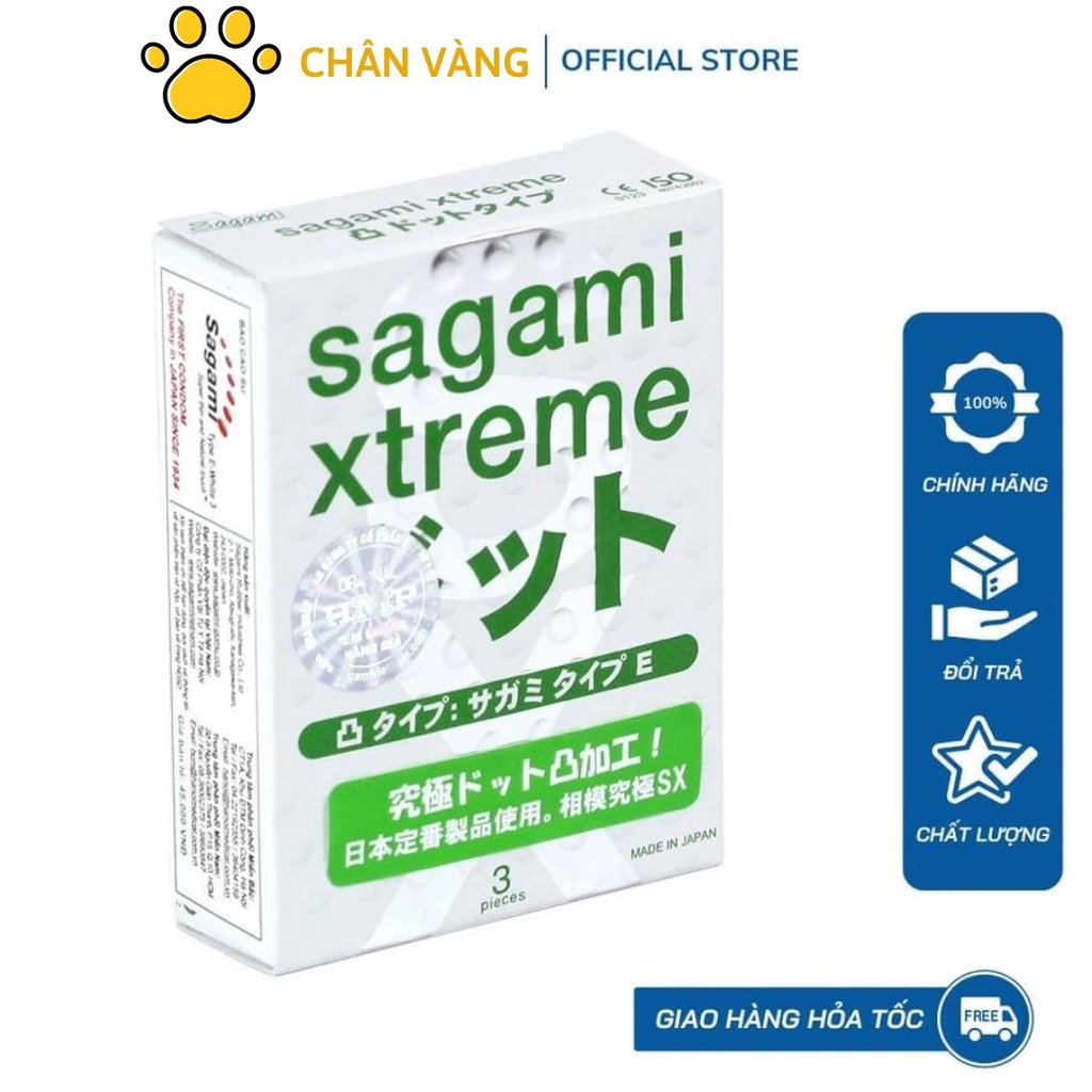 Bao Cao Su Sagami Xtreme Xanh hộp 10 chiếc | Shopee Việt Nam