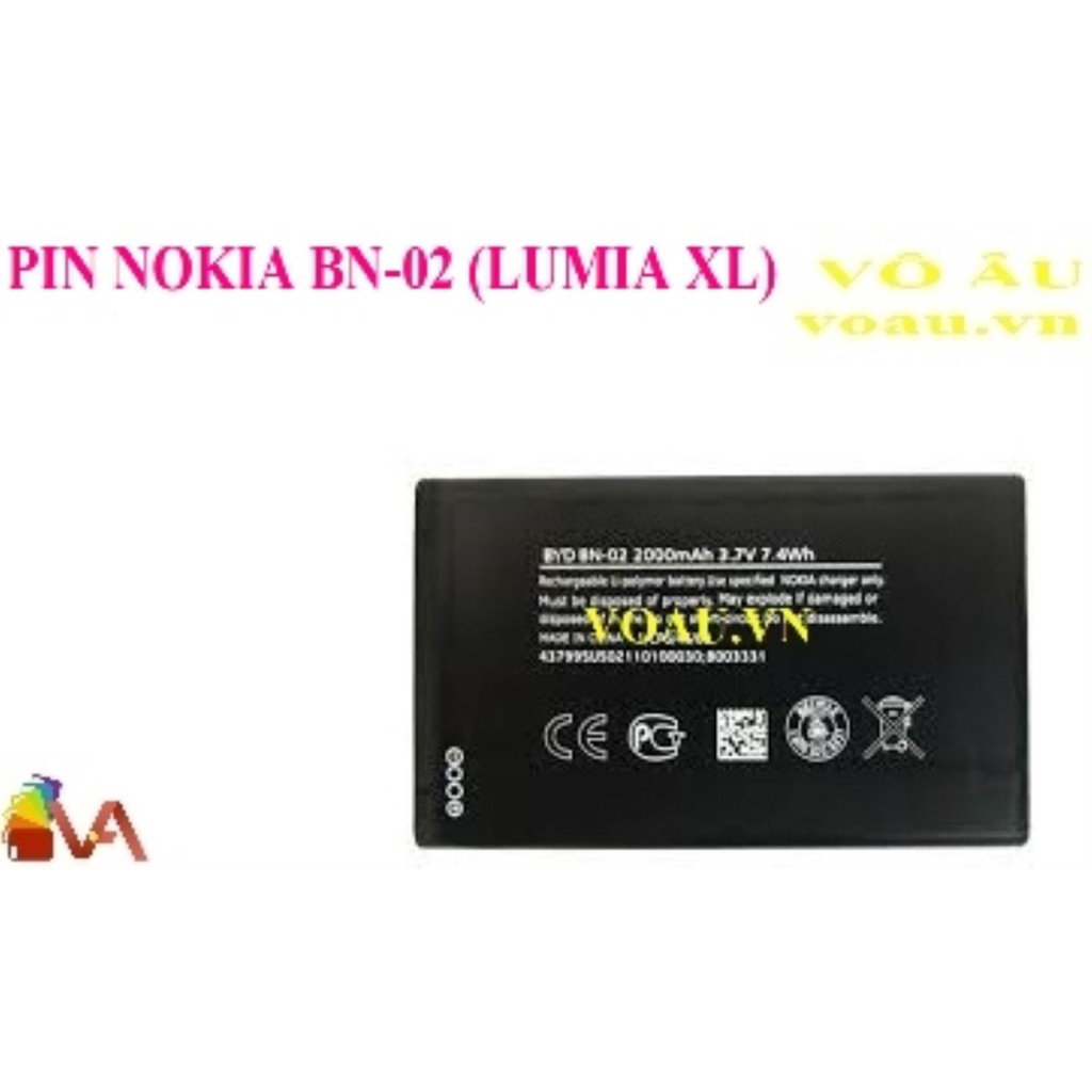PIN NOKIA BN-02 (LUMIA XL) [chính hãng] | Shopee Việt Nam