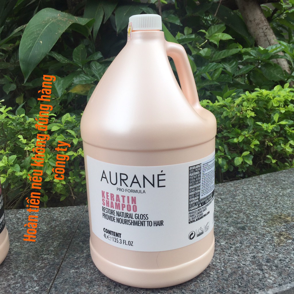Dầu gội Aurane Karatin Moisture Repair shampoo mềm mượt tóc 4000ml ...