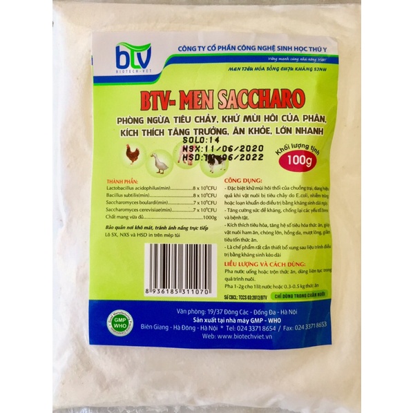 Men saccharo (100g/ gói) | Shopee Việt Nam