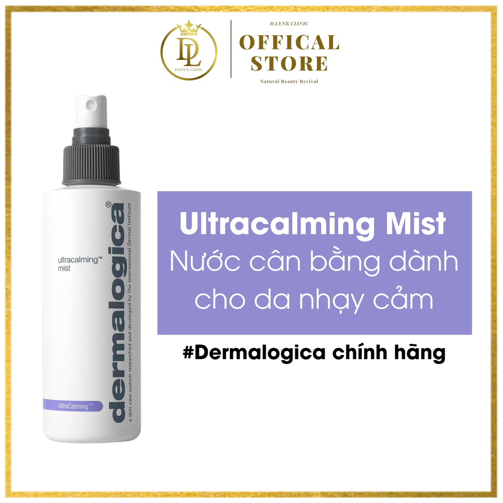 Nước nước cân bằng da làm dịu da Dermalogica Ultracalming Mist | Shopee ...