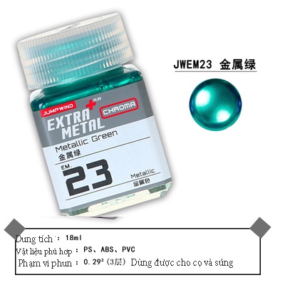 Sơn kim loại mô hình Extra Metal EM21-EM32 Metallic lacquer Chroma ...