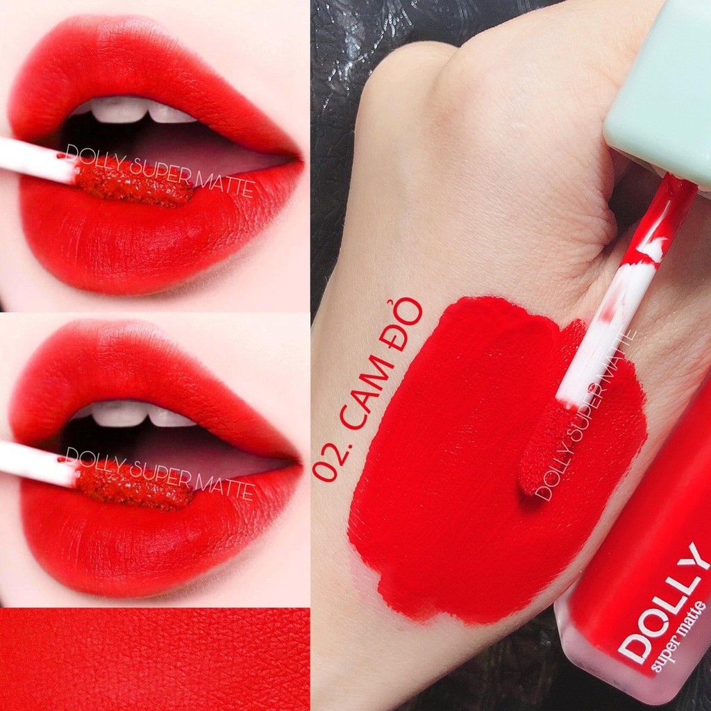 Son kem,lì ,DOLLY MATTE Không Chì Chính Hãng Màu | Shopee Việt Nam
