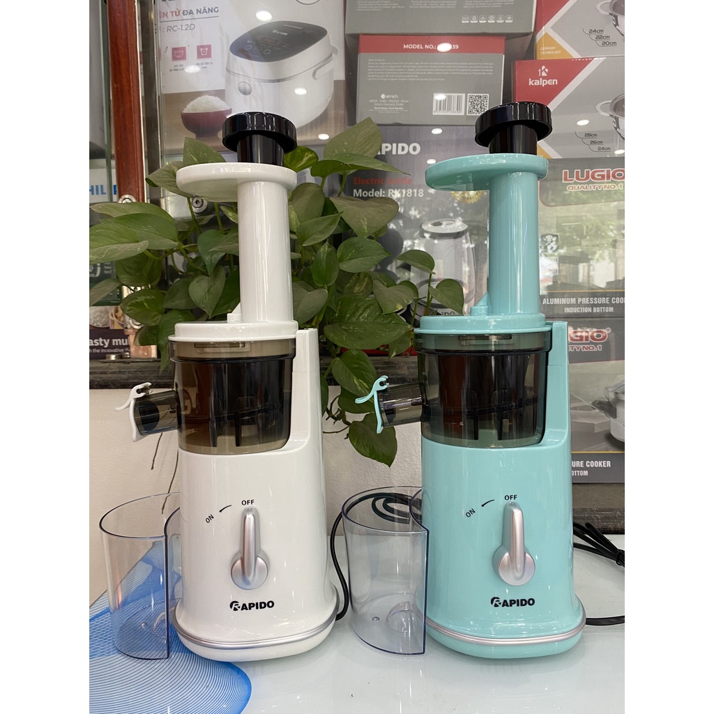 Máy ép chậm mini Rapido RSJ-120B và RSJ120 - Vệ sinh dễ - Dung tích ...