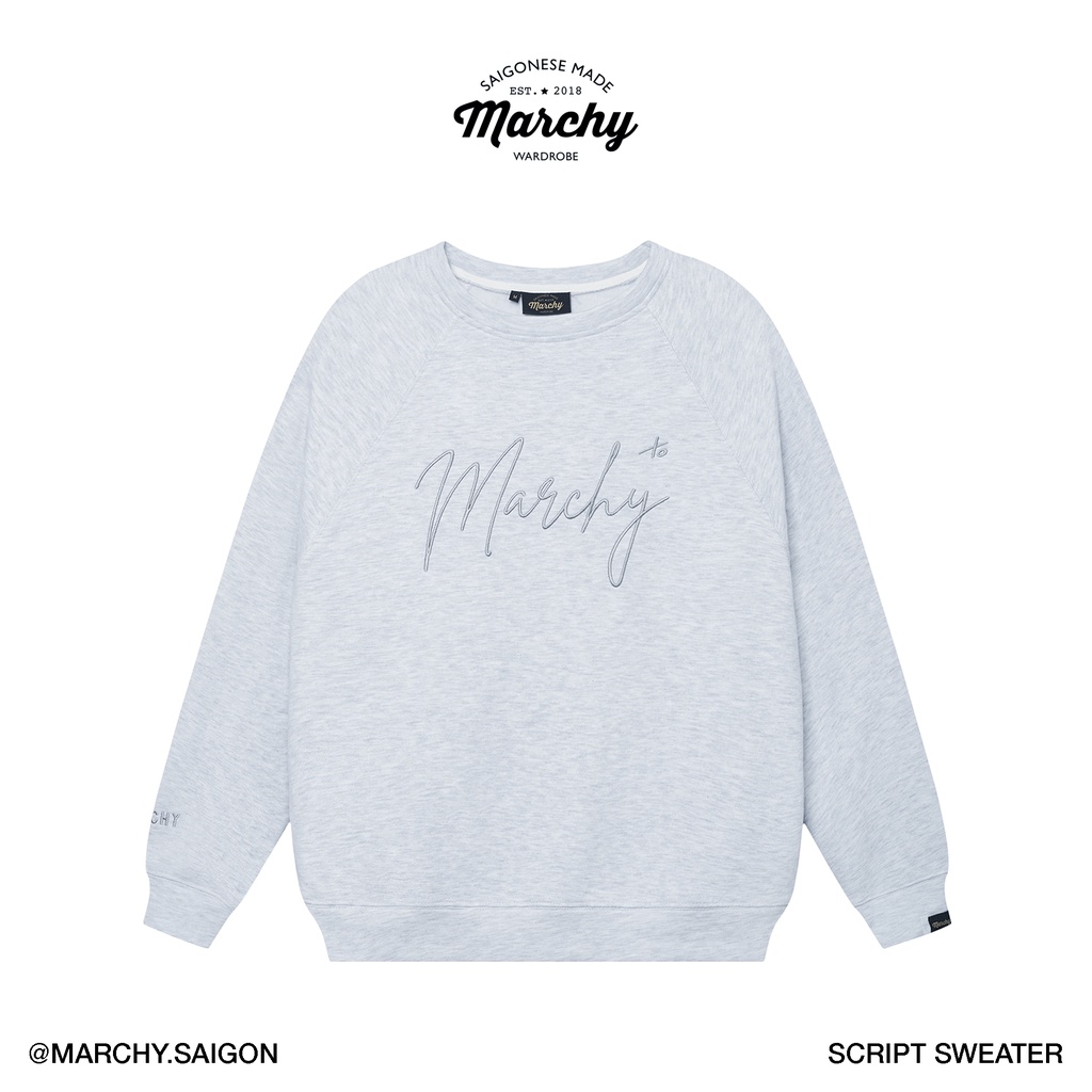 MARCHY - Script Sweater - Áo tay dài | Shopee Việt Nam