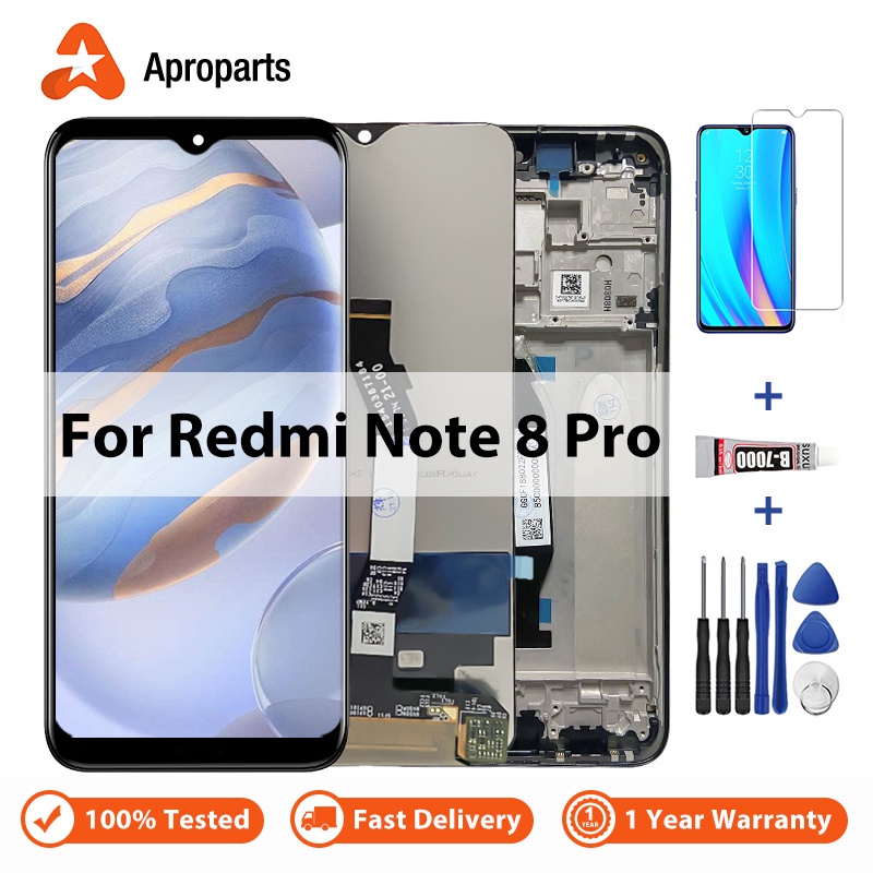 Màn Hình Chính Hãng 100% Cho Xiaomi Redmi Note 8 Note8 Pro M1906G7I M1906G7G LCD Bộ Số Hóa Màn ...