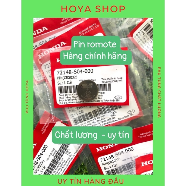 Pin Chìa Khoá Điều Khiển Smartkey Honda Remote SH, VISION, AIRBLADE ...