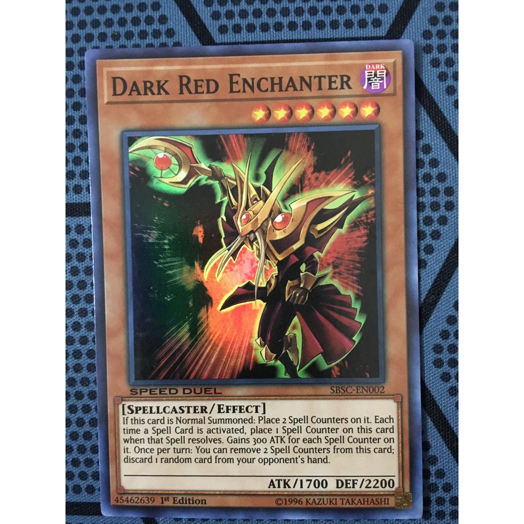 Bài yugioh speed duel - Dark Red Enchanter - SBSC-EN002 - Super Rare ...