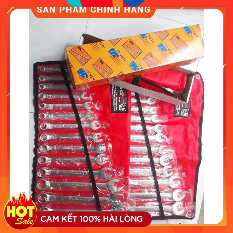 [chính hãng] Bộ cờ lê Yeti USA 14 chi tiết 8-24 ( khoá vòng miệng) [ảnh thật tùng chi tiết nhé ...