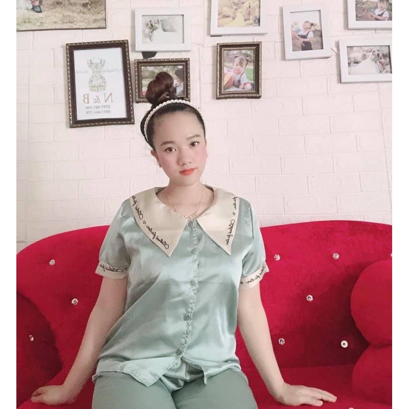 pijama lụa satin cao cấp | Shopee Việt Nam
