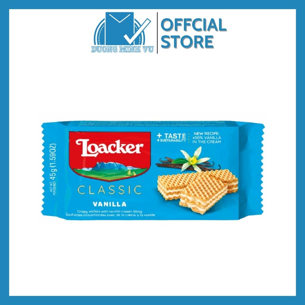 Bánh Xốp Vani Classic Vanille Loacker 45g | Shopee Việt Nam