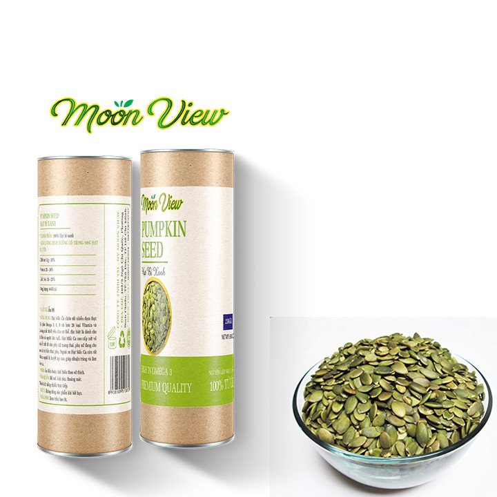 NHÂN HẠT BÍ XANH (Đã sấy chín) HŨ 500G MOON VIEW | Shopee Việt Nam