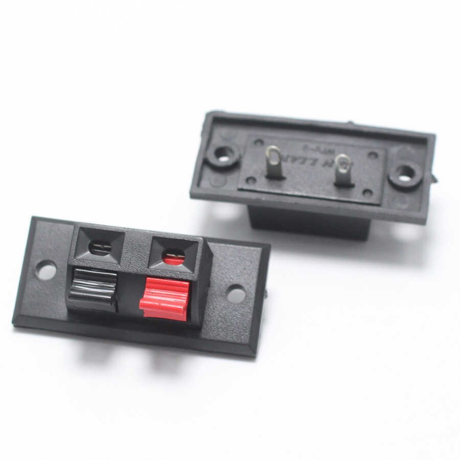 Jack chữ nhật WP2 2 pin, jack kẹp dây loa truyền tín hiệu 2 pin ...