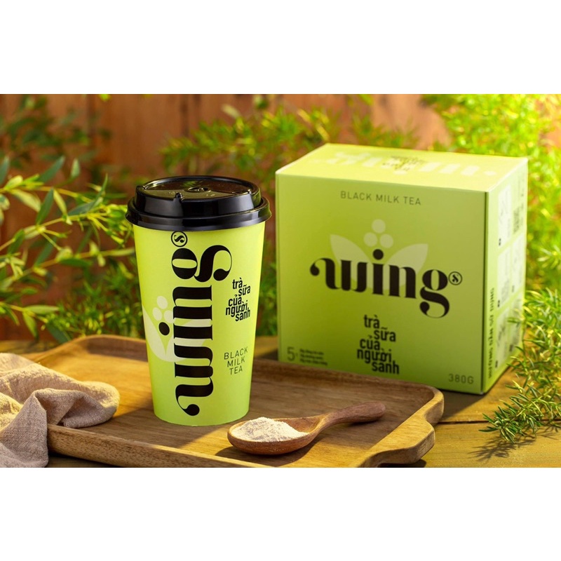 TRÀ SỮA WINGS CỐC 107G/ BLACK MILK TEA | Shopee Việt Nam