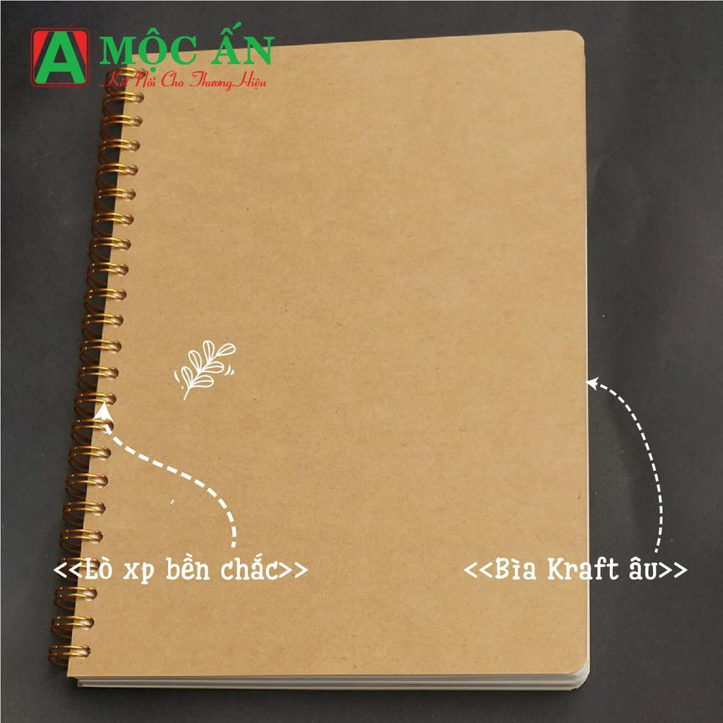 Sổ Tay A5 Bìa Kraft Âu Cổ Điển Basic | Shopee Việt Nam