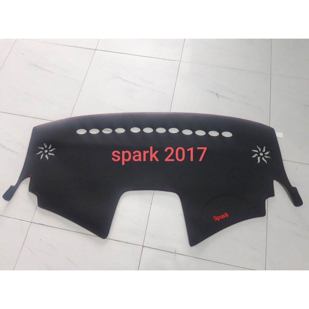 Thảm Taplo xe Chevrolet Spark 2017 loại da dày cao cấp 3 lớp chống ...