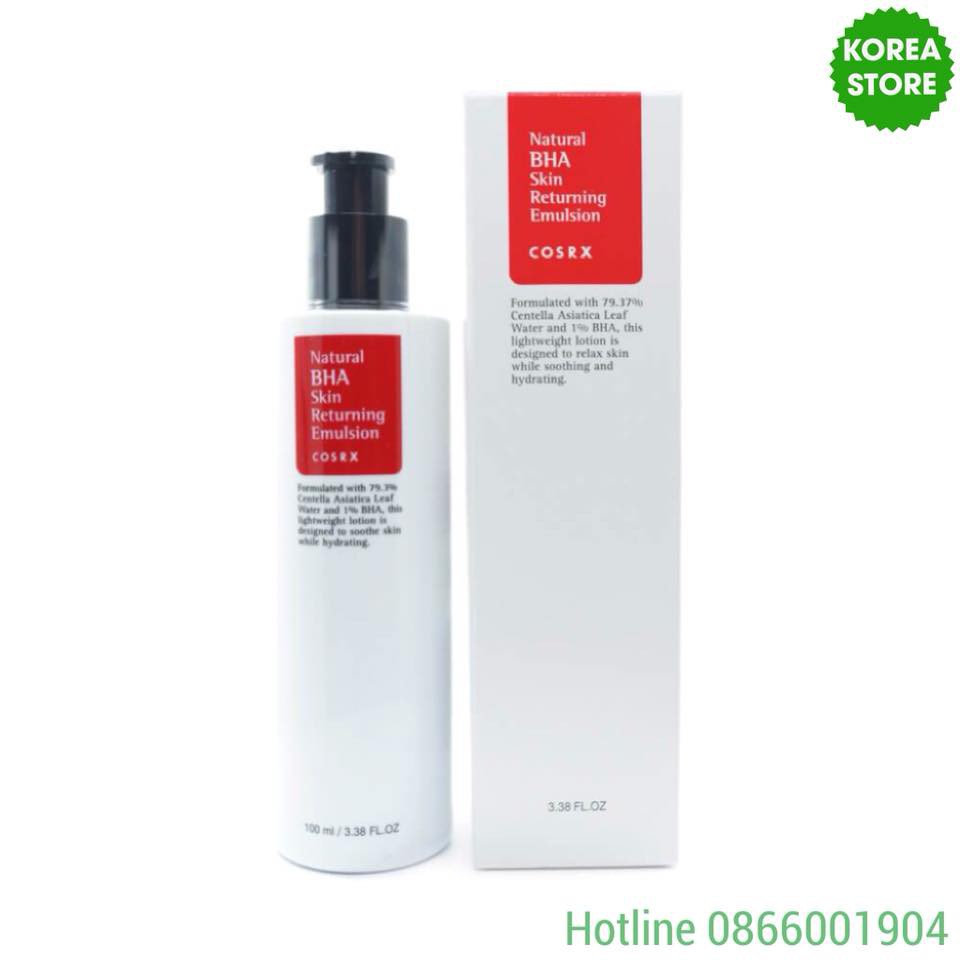 TINH CHẤT DƯỠNG COSRX NATURAL BHA SKIN RETURNING EMULSION | Shopee Việt Nam
