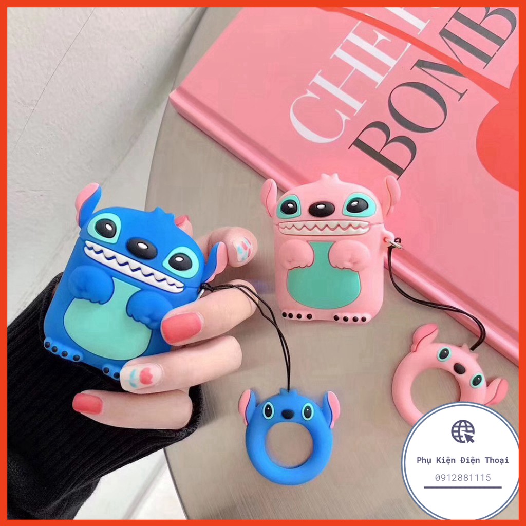 Case Airpods Hoạt Hình Stitch Cho Airpod 1 2 Pro Bằng Silicon Dẻo Siêu ...