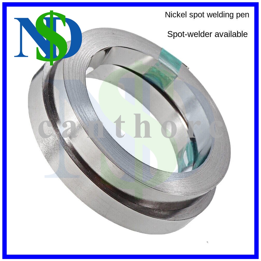 1 mét Dây Kẽm Hàn Điểm Cell Pin Niken 0.12x8mm ( 0.12 x 8 ) | Shopee ...