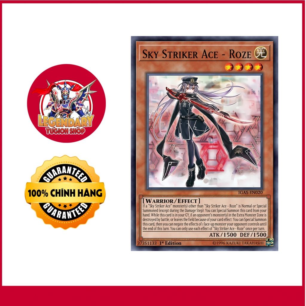 [Thẻ Bài Yugioh Chính Hãng] Sky Striker Ace - Roze | Shopee Việt Nam