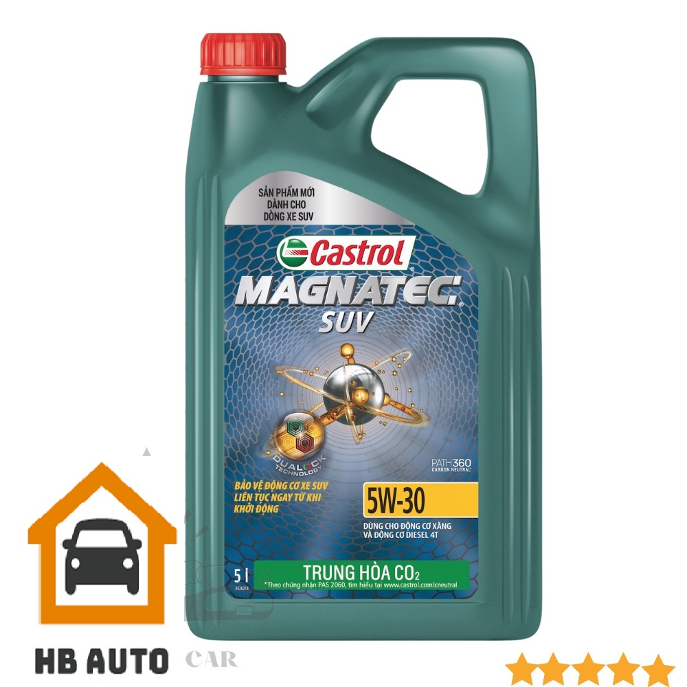 Dầu nhớt Castrol Magnatec SUV 5w30 can 5L - Hàng chính hãng - Dầu tổng hợp toàn phần | Shopee ...
