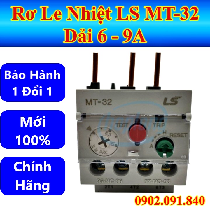 Rơ le ( relay ) nhiệt LS MT-32, role nhiệt 0.6A đến 9A dùng cho ...