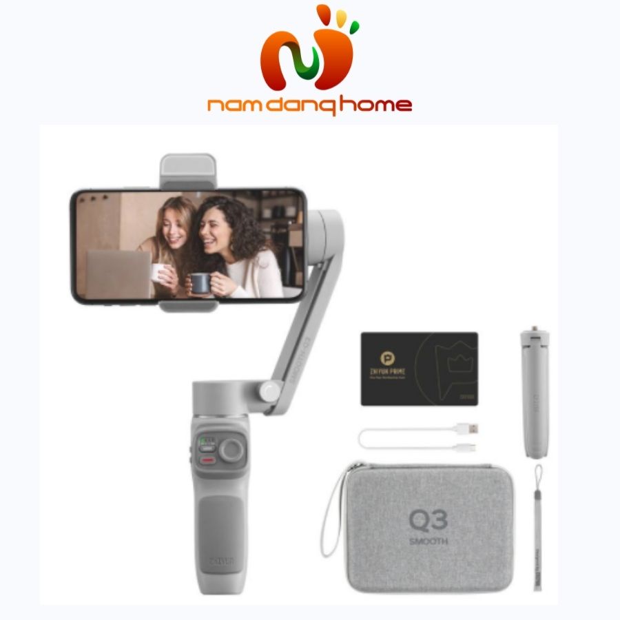 Gimbal Zhiyun Smooth Q3 - tay cầm chống rung cho điện thoại trang bị đèn LED | Shopee Việt Nam