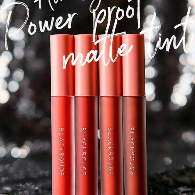 Son Black rouge Power proof matte Tint | Shopee Việt Nam