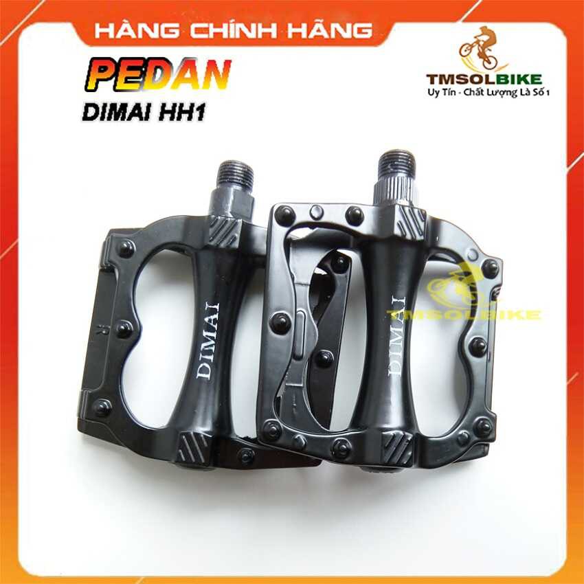 (Mẫu Đen - Black) Pedan Bàn Đạp Xe Đạp Full Hợp Kim Nhôm Siêu Nhẹ Chống Trượt DIMAI Pedal Xe Đạp ...