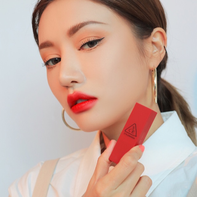 SON 3CE RED RECIPE MÀU 214 ĐỎ CAM | Shopee Việt Nam