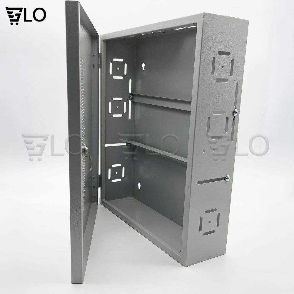 Tủ Điện, Rack Mạng, Đựng Đầu Ghi Camera 44x37x12cm Sơn Tĩnh Điện Có ...
