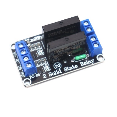 Mạch 2 relay ssr 5vdc 2a kích mức thấp Solid State Relay | Shopee Việt Nam