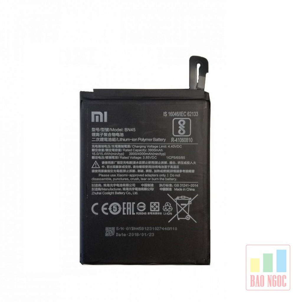 Pin Xiaomi BN45 ( Pin Xiaomi Redmi Note 5 Pro ) | Shopee Việt Nam