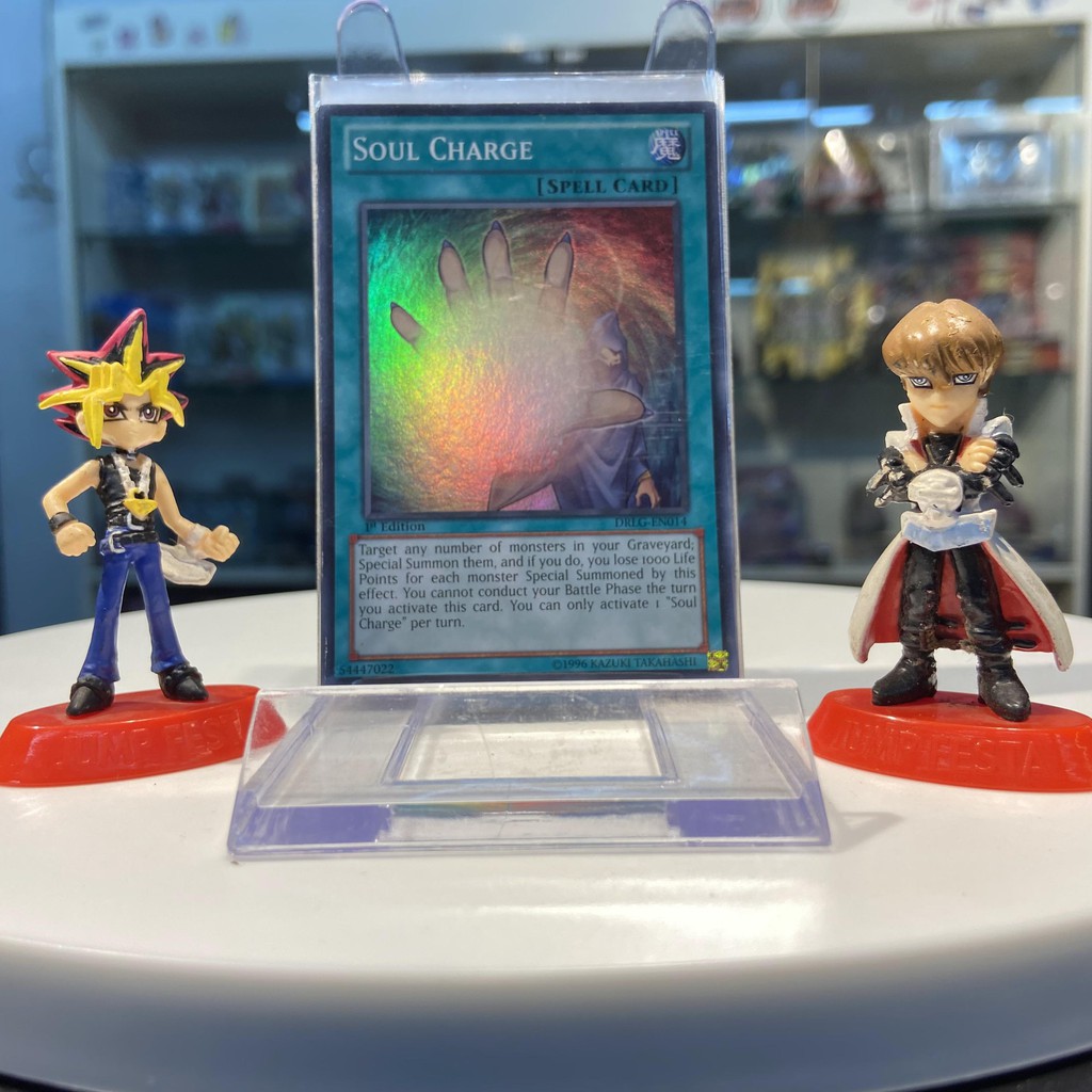 [ Bài Yugioh Chính Hãng ] Soul Charge - DRLG-EN014 - Super Rare 1st ...