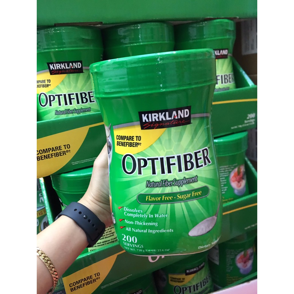 [ Date 2022] Bột Hòa Tan Bổ Sung Chất Xơ Kirkland Signature Optifiber ...
