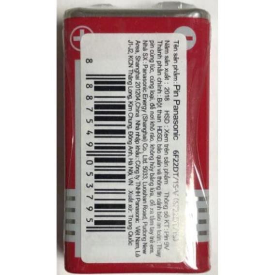 Pin 9V Panasonic Chính Hãng - Vỉ 1 Viên | Shopee Việt Nam