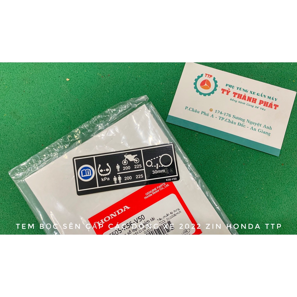 Tem bọc sên Winner X zin ( 1 miếng ) | Shopee Việt Nam