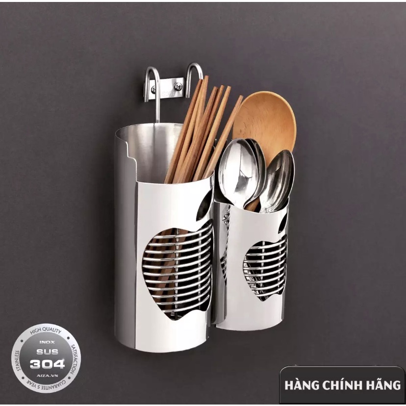 Ống Đũa Tròn Hình Táo INOX 304 ( Đơn - Đôi ) - Ống Đựng Đũa Muỗng - Mã SP: PE402 | Shopee Việt Nam