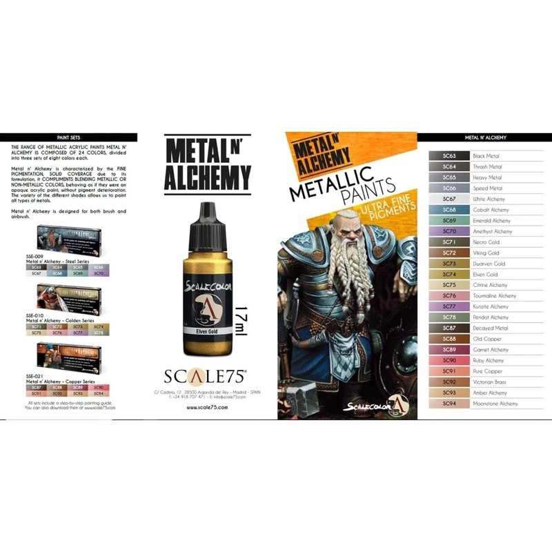 Scale75 Metallic Colors - Sơn Nhũ Acrylic Thương Hiệu Scale75 | Shopee Việt Nam