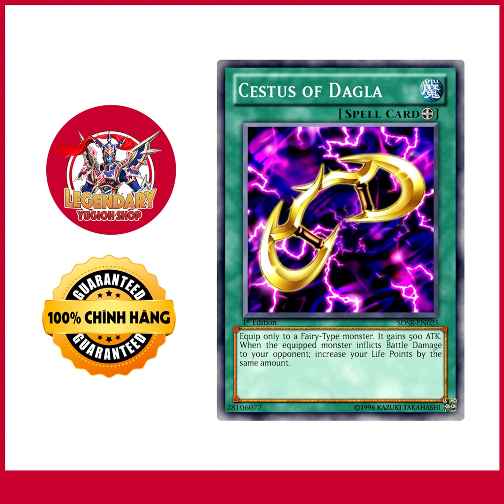 [Thẻ Bài Yugioh Chính Hãng] Cestus of Dagla | Shopee Việt Nam