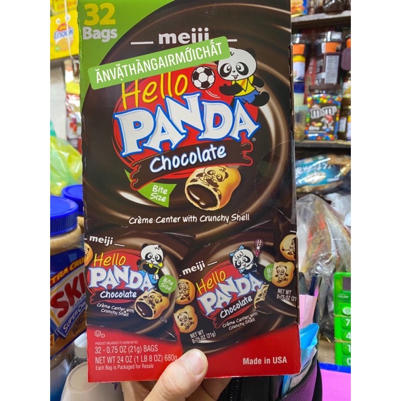 [NEW DATE 12/2024]Bánh gấu Hello Panda Meiji Mỹ 680 gram - 32 Gói ...