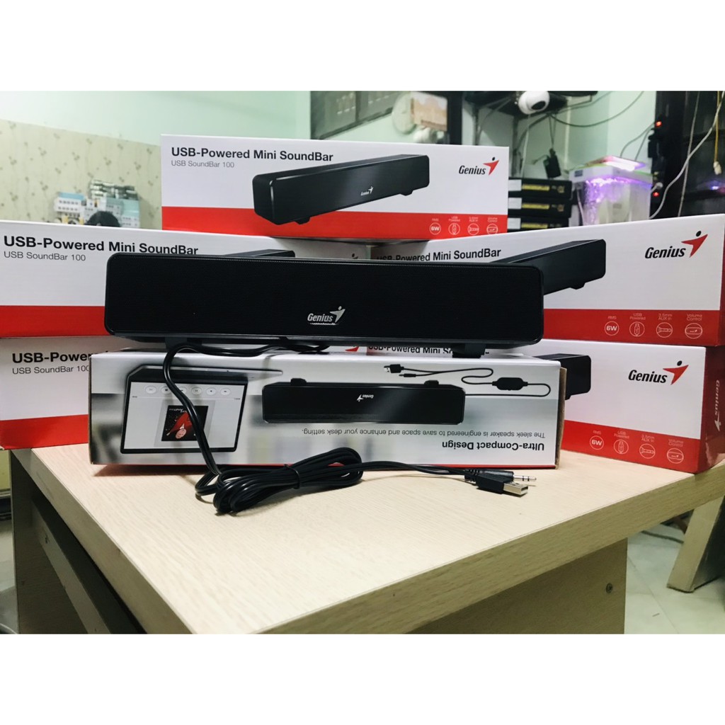 Loa Genius Soundbar 100 | Shopee Việt Nam