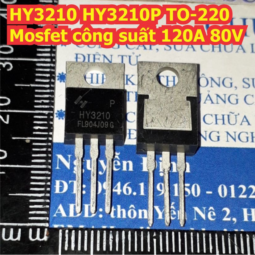2 con HY3210 HY3210P TO-220 Mosfet công suất 120A 80V kde8283 | Shopee ...