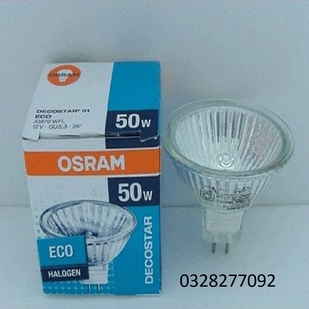 [OSRAM][OSRAM 44870 ] Bóng đèn halogen chén 12V 50w | Shopee Việt Nam