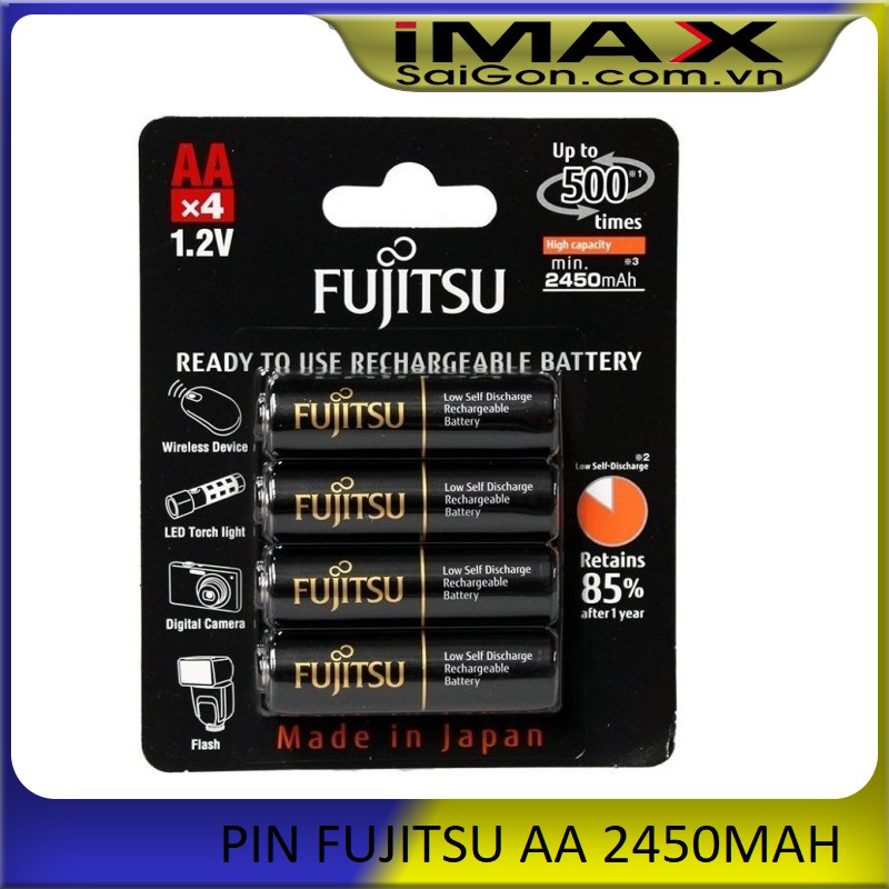 Pin Fujitsu AA 2450mAh (Hàng chính hãng NEW 2019)+Hộp đựng pin | Shopee ...