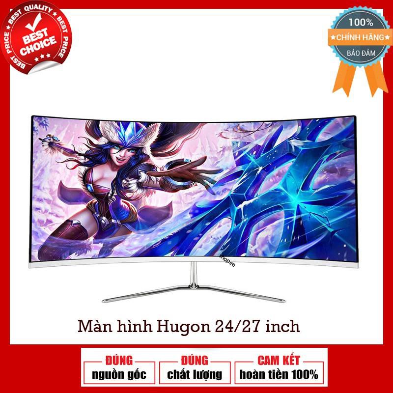 Màn hình máy tính cong Full Viền 24/27 inch 75Hz Mới HUGON | Shopee ...